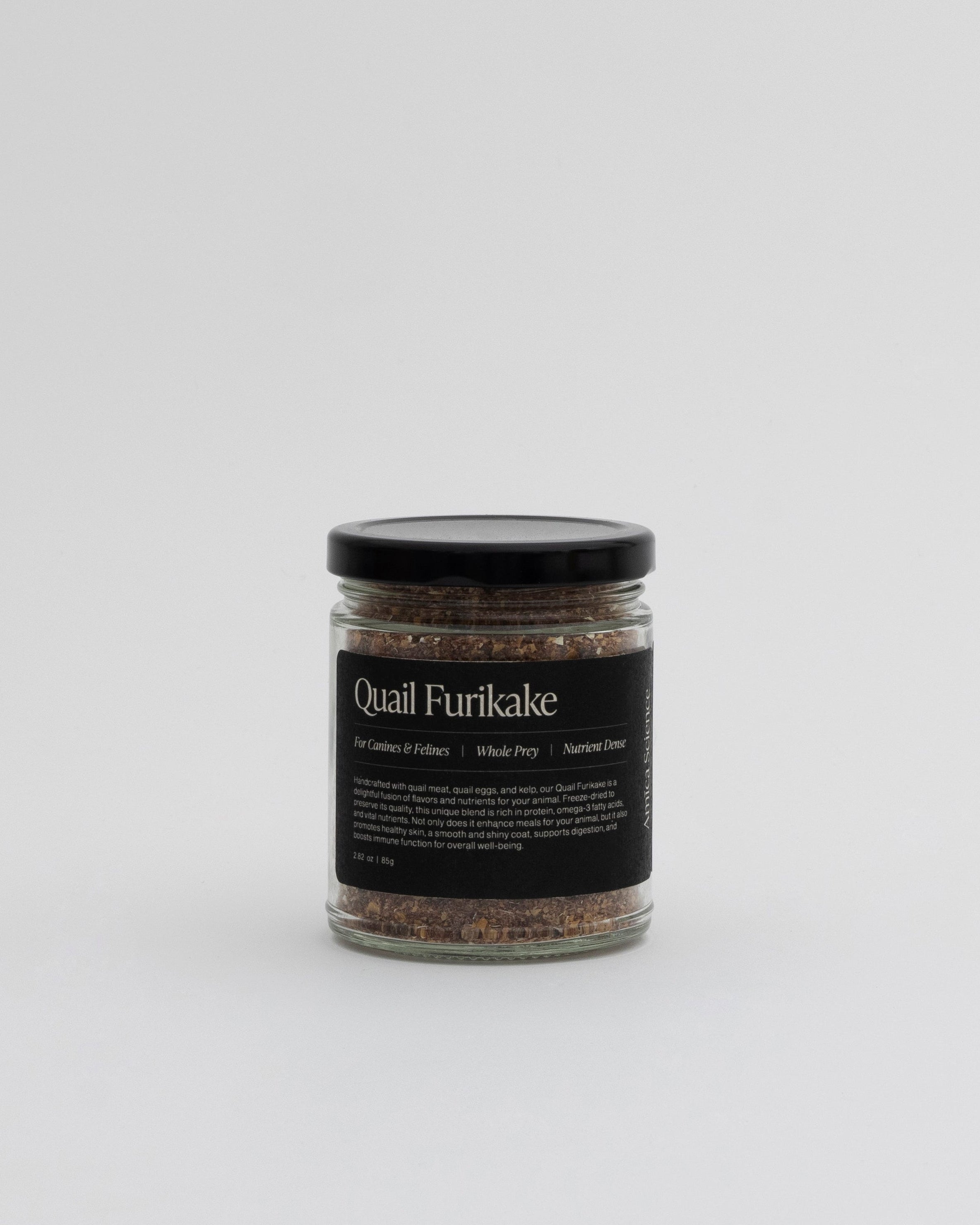 Freeze-Dried Raw Quail Furikake Topper for Dogs & Cats | Amica Science
